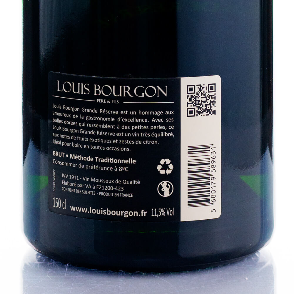 Pack 2 Garrafas Louis Bourgon Grande Réserve Blanc de Blancs Brut Magn