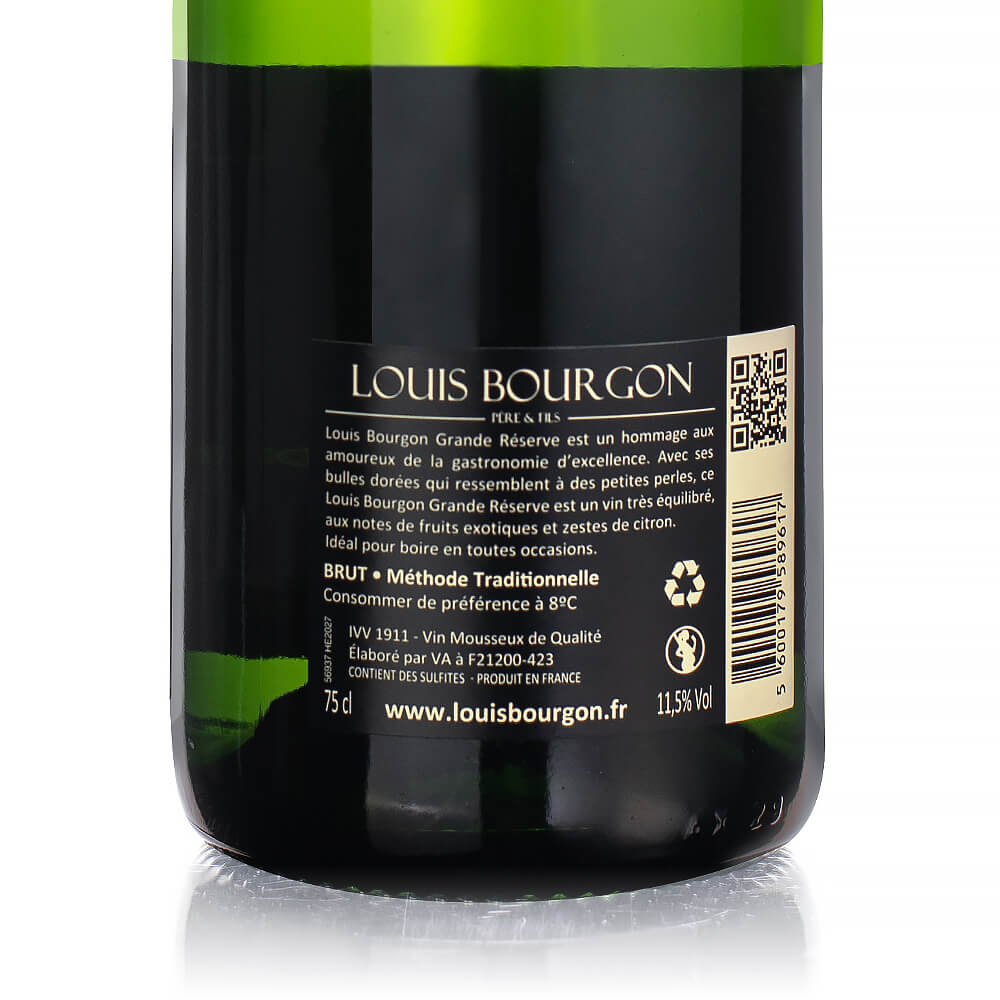 Pack 2 Garrafas Louis Bourgon Grande Réserve Blanc de Blancs Brut 0,75